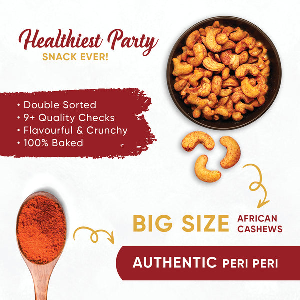 Premium Peri Peri Cashew Dry Roasted - Pintola